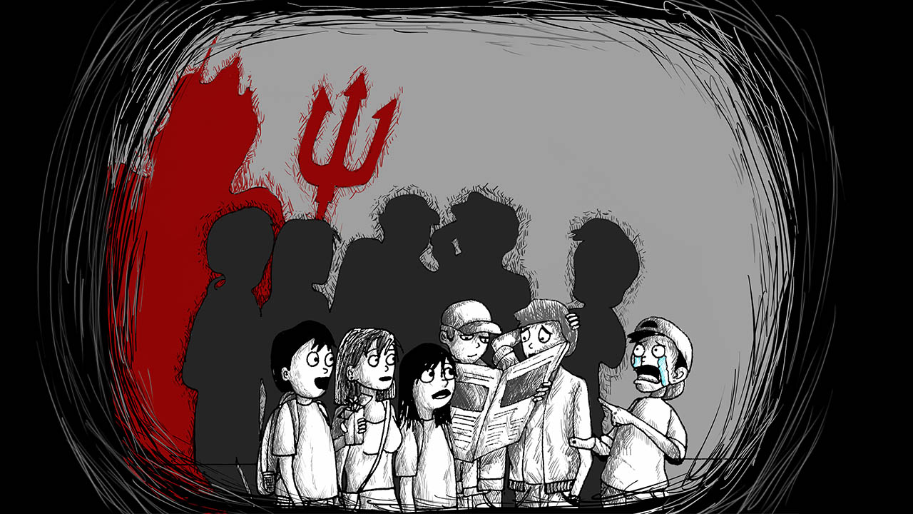 Not one of us - Heraldo Filipino